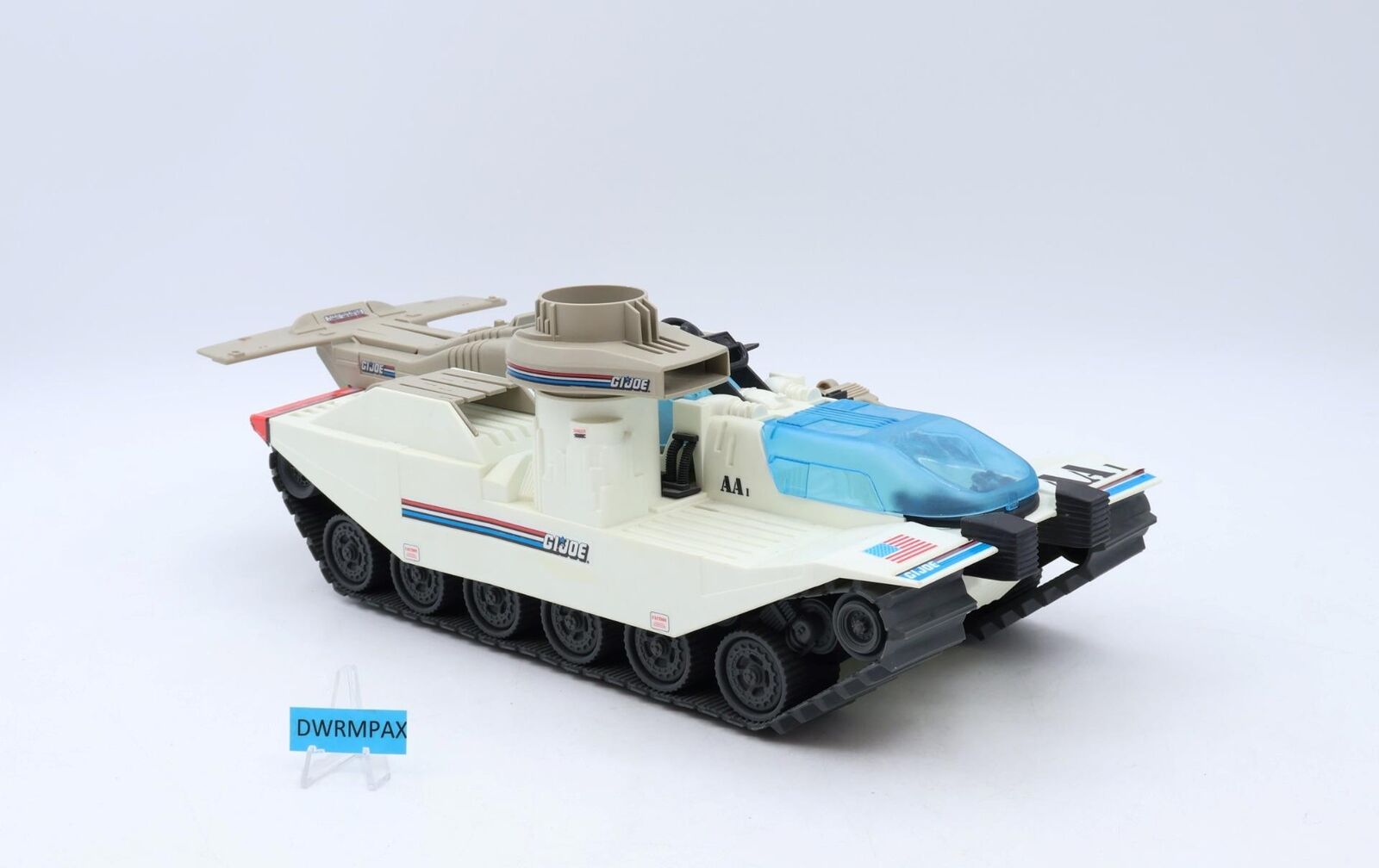 Avalanche Snow Tank 100% Complete G.I. Joe 1990 Vintage Vehicle Hasbro ...
