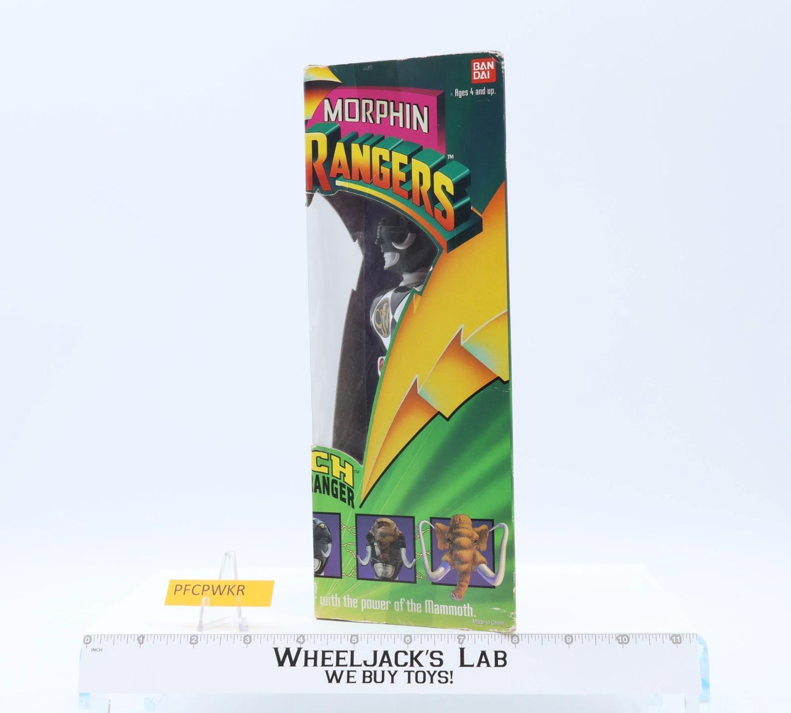 Zach Black Ranger Mighty Morphin Power Rangers 1993 Bandai NEW MISB ...