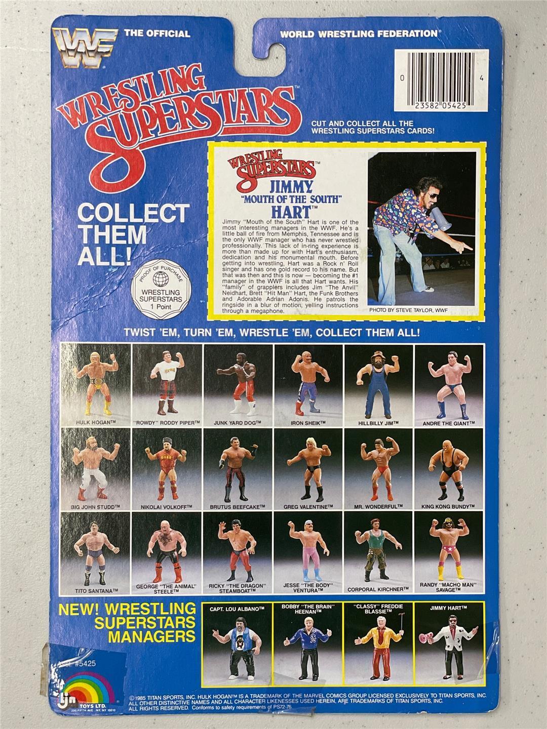 Jimmy Hart 1986 WWF LJN Titan Sports 8" Vintage Wrestling Action Figure ...