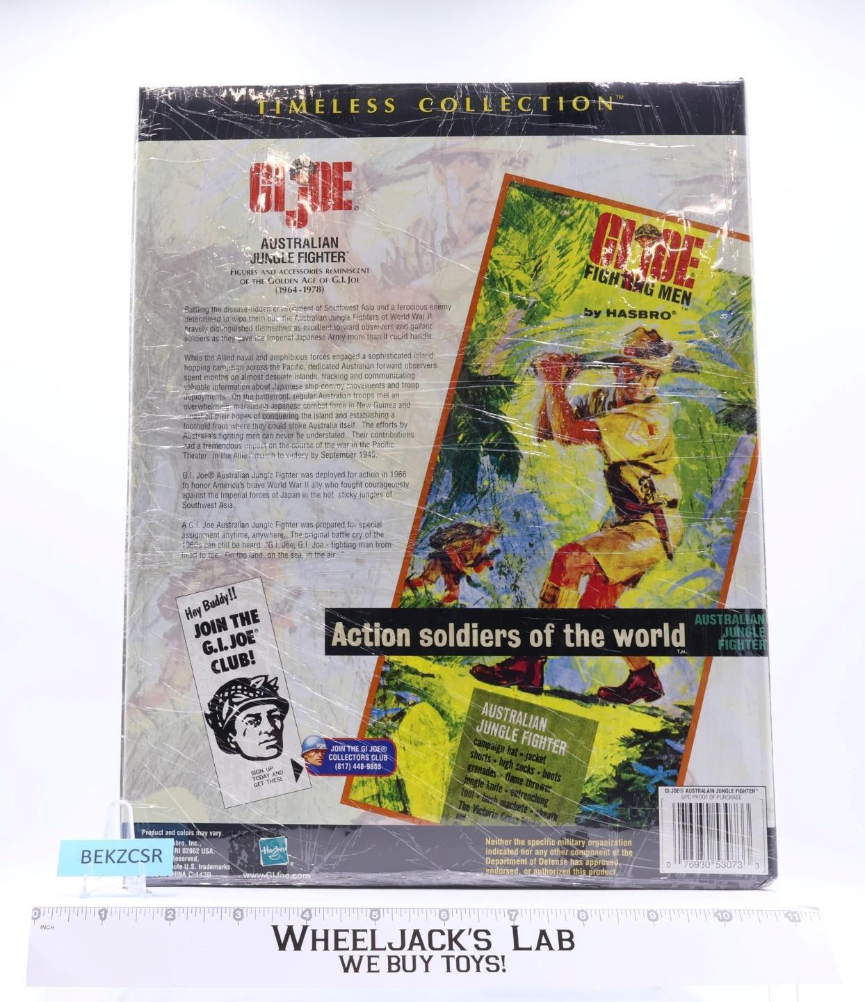 Australian Jungle Fighter GI Joe Timeless Collection MISB NEW Hasbro ...