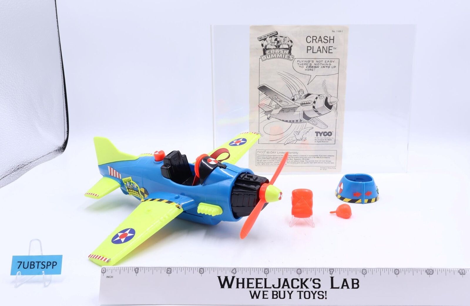Crash Plane 100% Complete The Incredible Crash Dummies 1992 Tyco Figure ...
