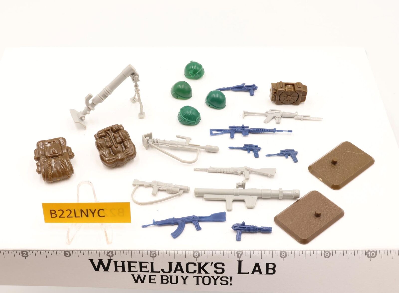 Lot Battle Gear Accessory Pack 2 Set 4 Complete 1984 Weapons G.I. Joe ...