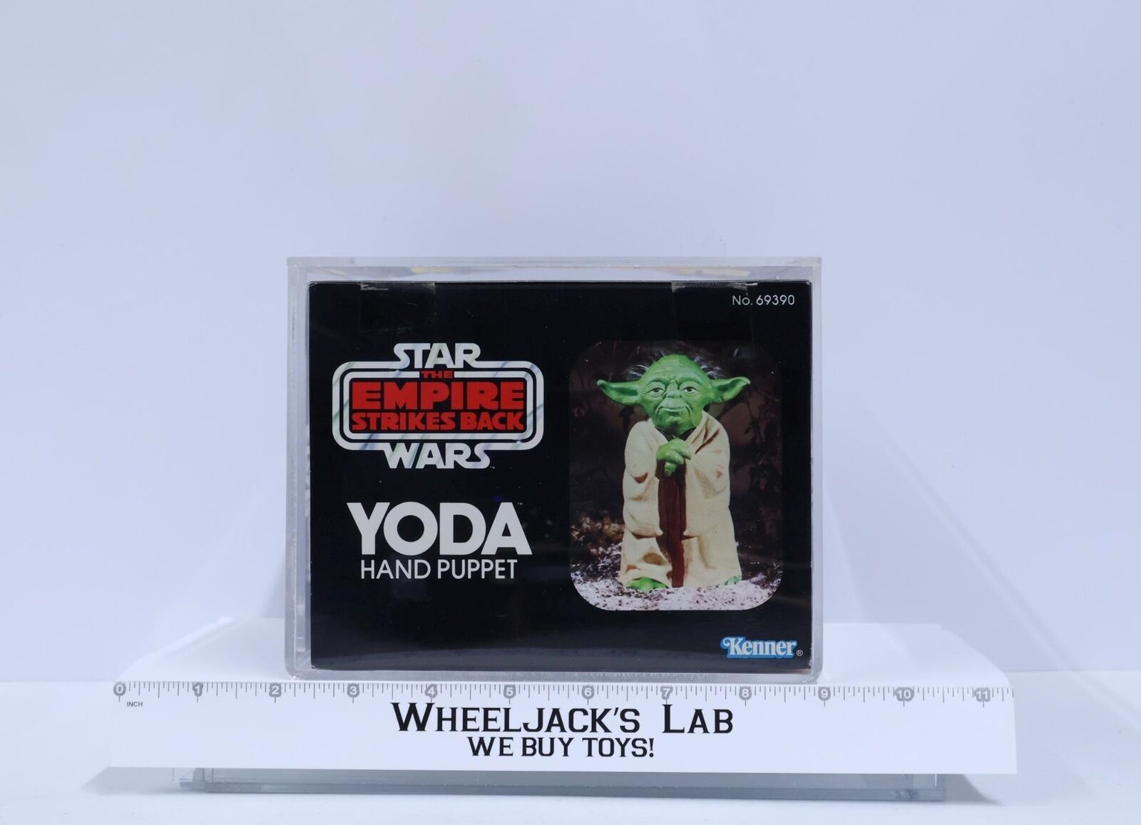 Yoda Hand Puppet CAS GRADED 85 Star Wars ESB 1980 Kenner Figure NEW ...