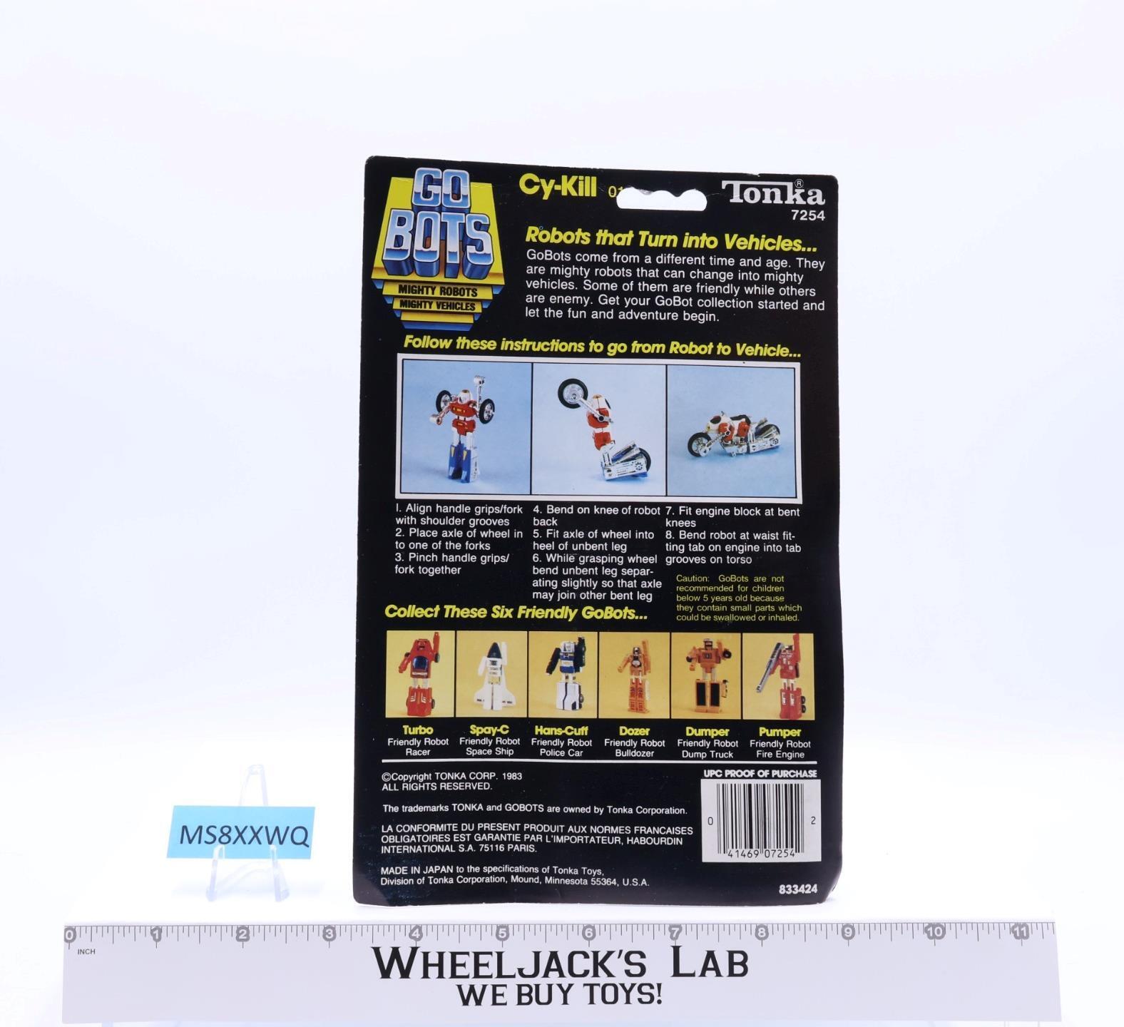 Cy-Kill 01 Leader Mighty Robots 1983 Tonka Gobots Vintage Figure NEW ...