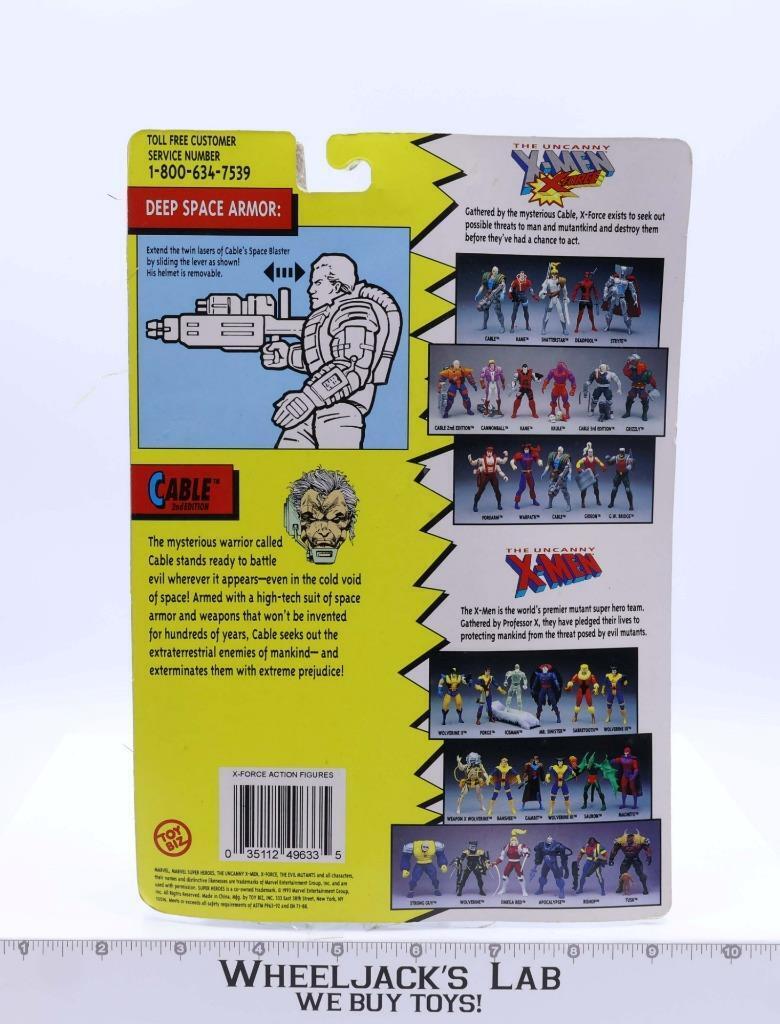 Cable 2nd Edition Marvel Comics The Uncanny X-Men X-Force MOSC 1993 ...