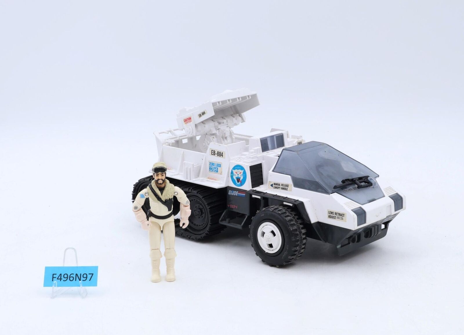 Snow Cat W/ Frostbite 100% Complete G.I. Joe 1985 Hasbro Vintage Action ...