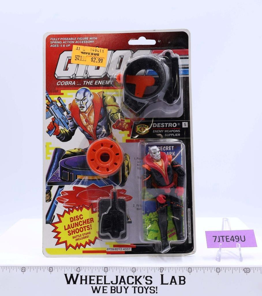 Destro Weapons Supplier GI Joe ARAH 1991 Hasbro Action Figure NEW MOSC ...