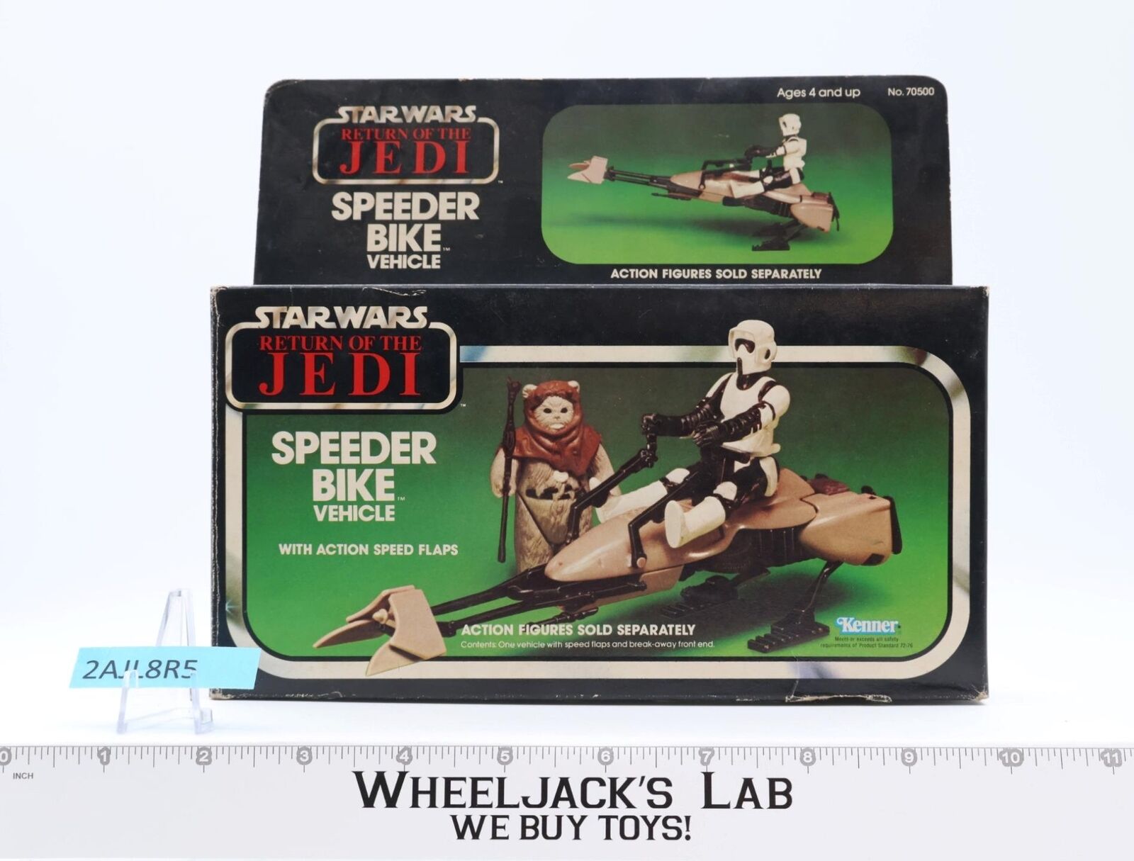 Speeder Bike 100% Complete W/Box Star Wars ROTJ Kenner 1983 Vehicle - Wheeljack's Lab
