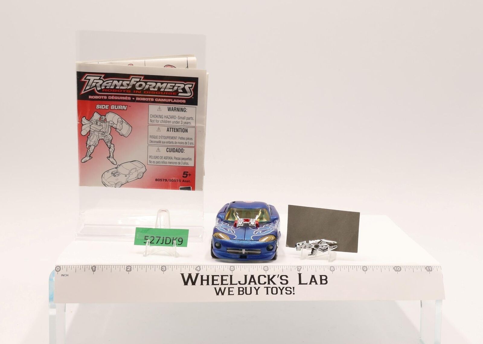 Sideburn Deluxe 100% Complete Transformers RID 2001 Hasbro Action ...