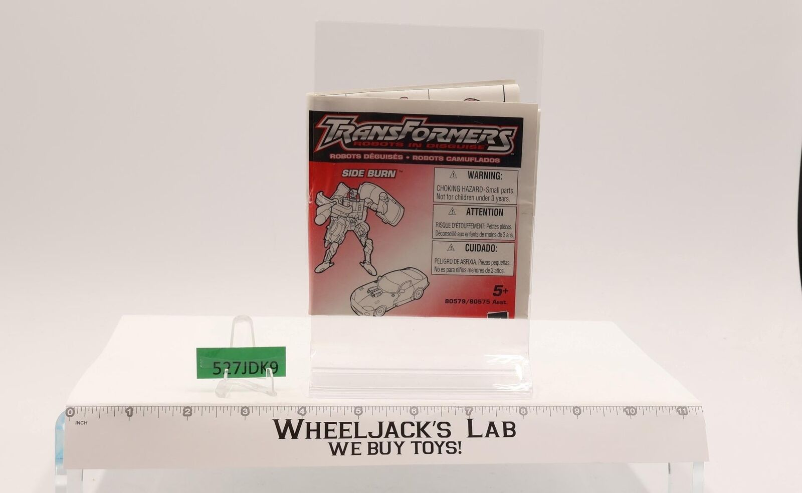Sideburn Deluxe 100% Complete Transformers RID 2001 Hasbro Action ...