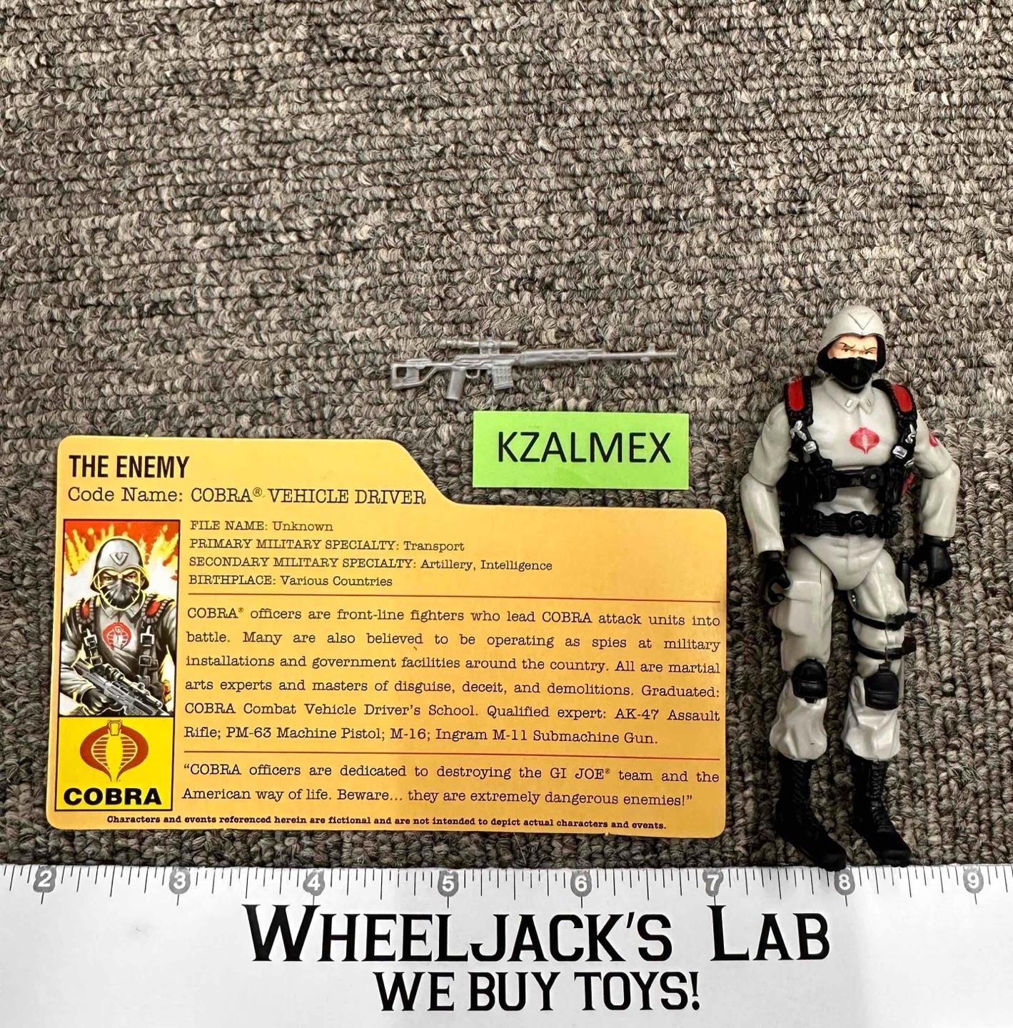 Cobra Vehicle Driver v1 Complete GI Joe Cobra Legions 25th Anniv. 2009 ...