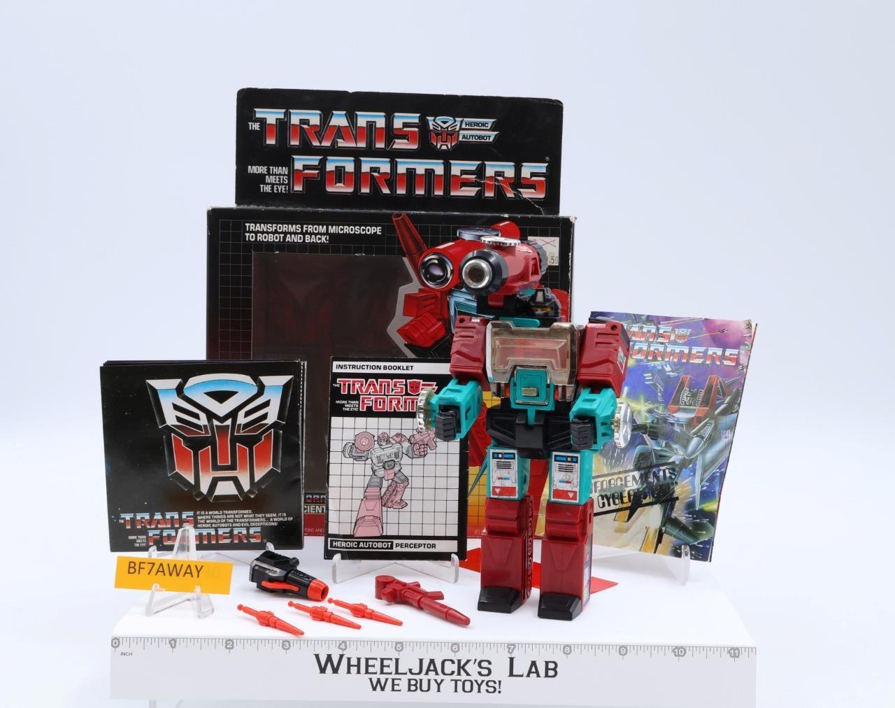 Perceptor 100% Complete Boxed 1985 Vintage Hasbro G1 Transformers ...