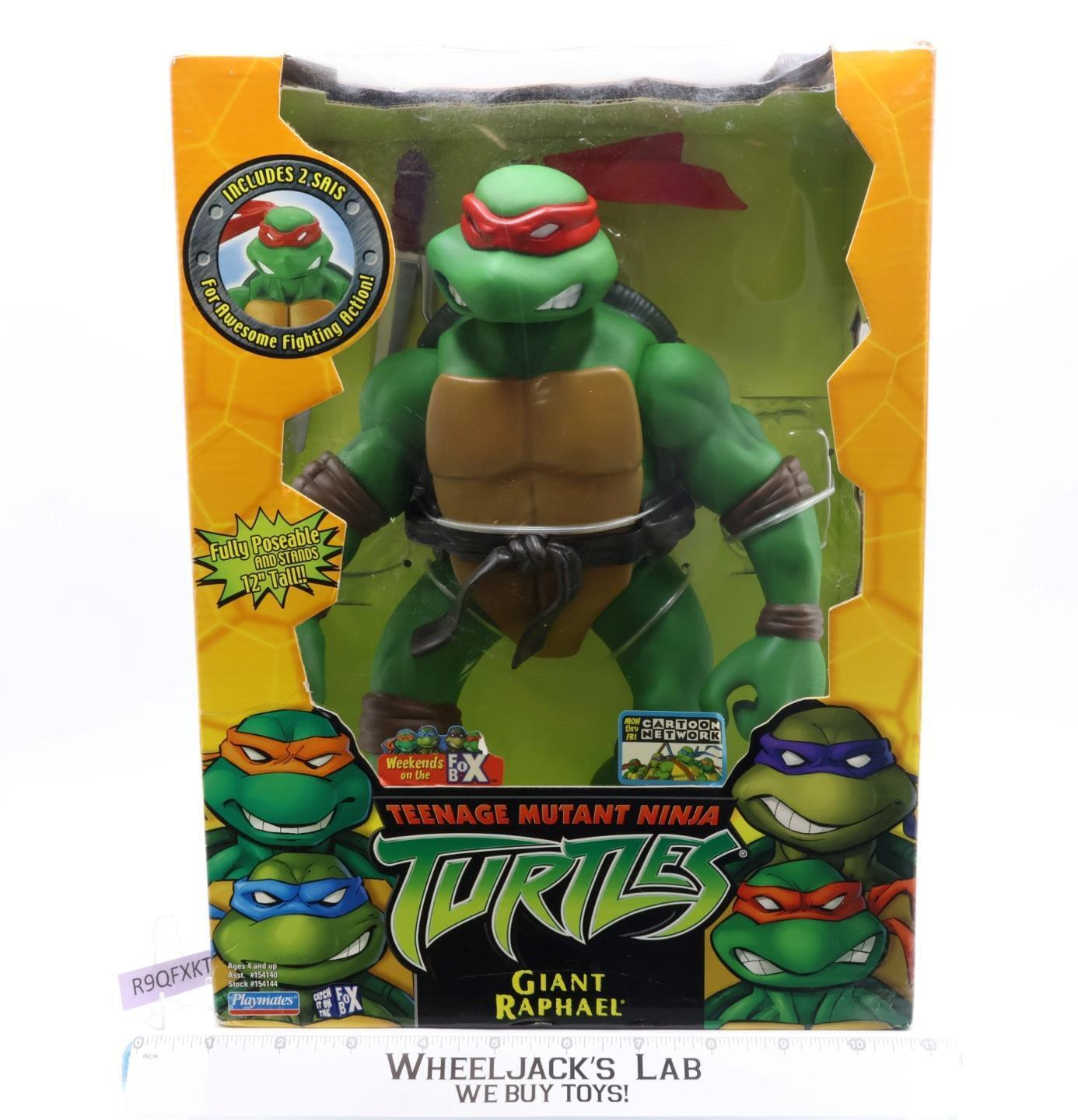 Giant Raphael 12" Teenage Mutant Ninja Turtles TMNT 2002 Playmates NEW ...