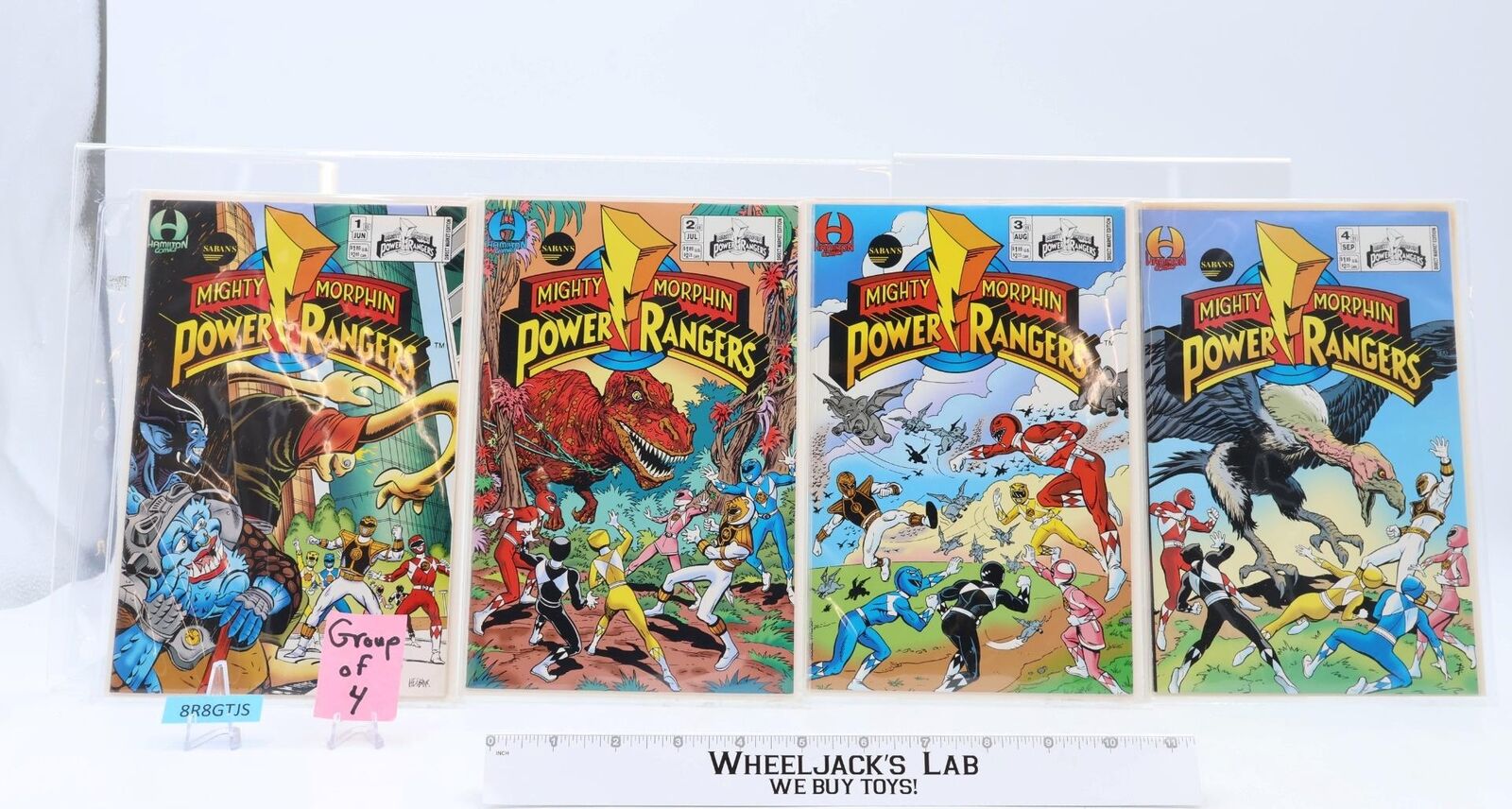 Mighty Morphin Power Rangers Vol 2 #1-4 1995 Hamilton Comics Complete ...