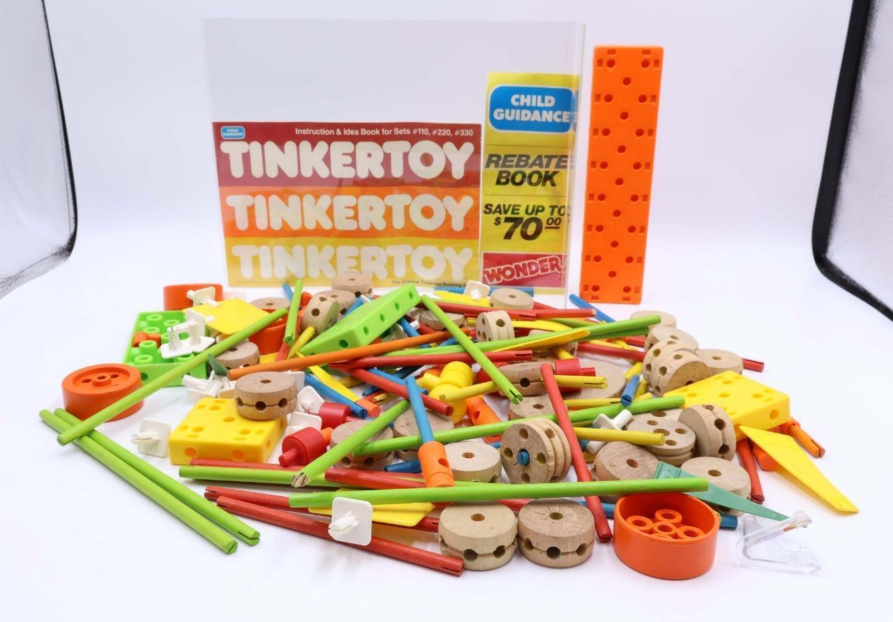 Tinkertoy Building Set #330 1970's Child Guidance - Wheeljack's Lab