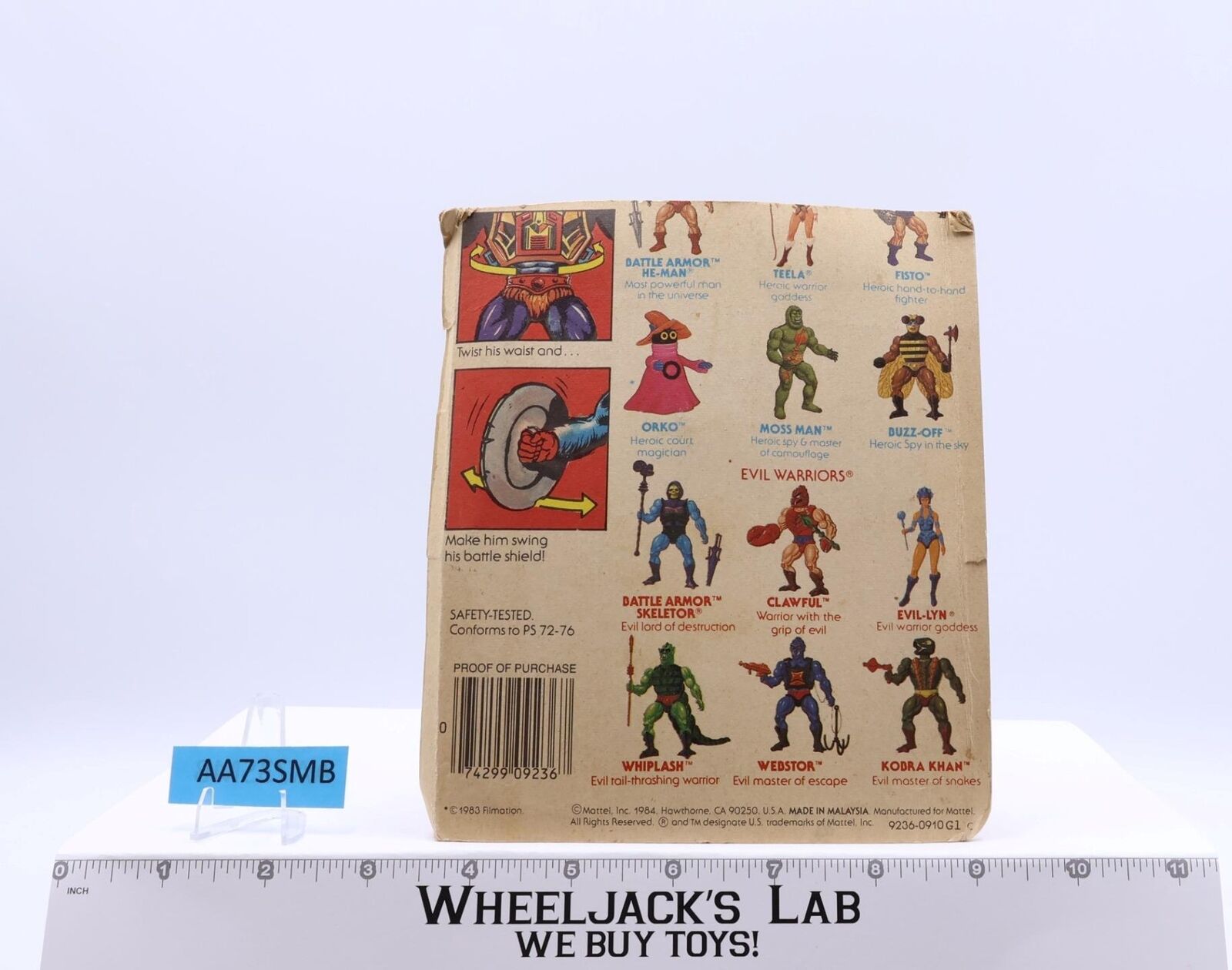 Stinkor He-Man Masters of the Universe MOTU 1984 Mattel NEW SEALED ...