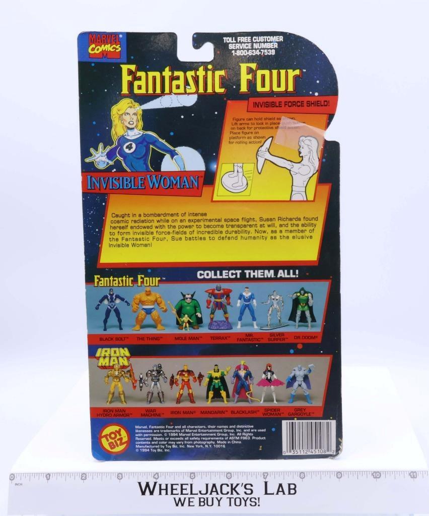 Invisible Woman Fantastic Four Marvel Comics MOSC 1994 Toybiz - Wheeljack's Lab