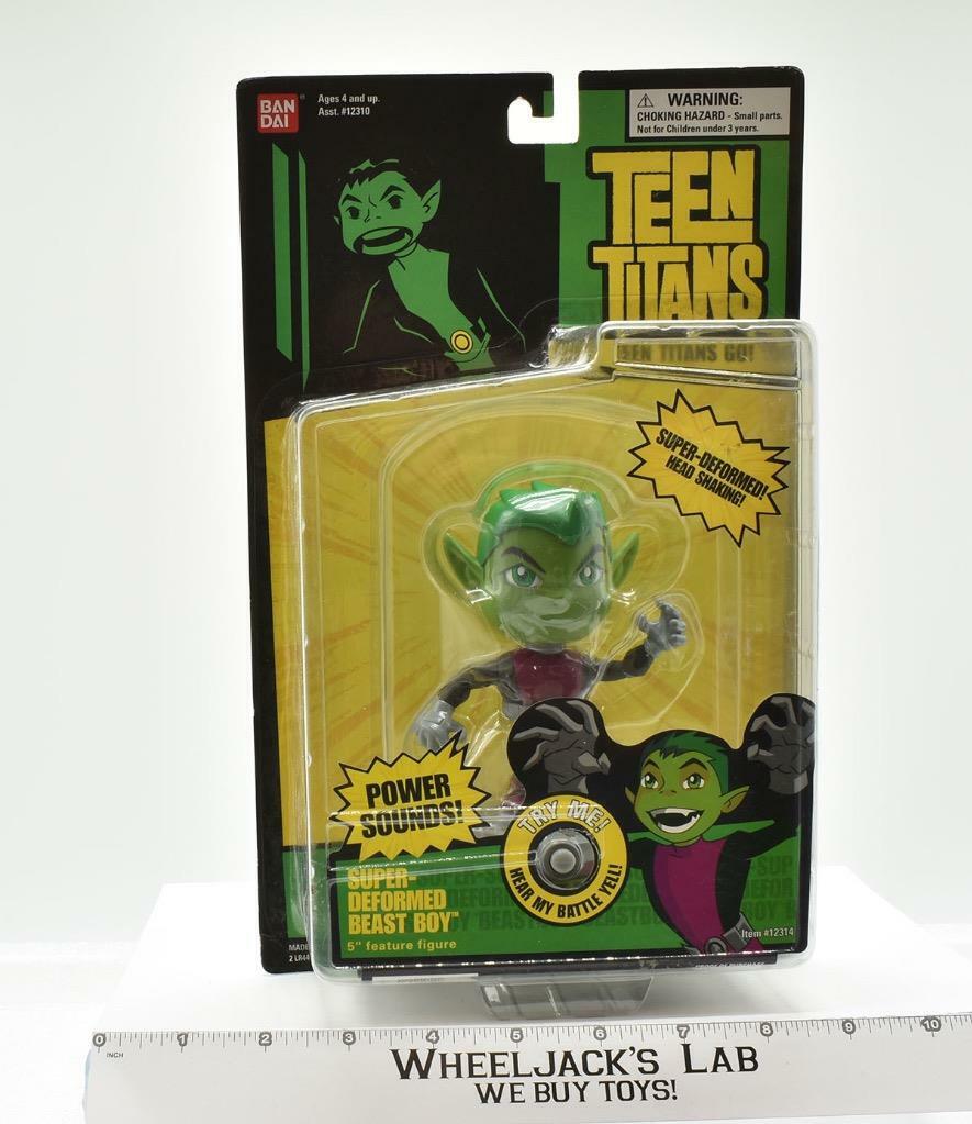 Super-Deformed Beast Boy MOSC Teen Titans 2004 Bandai DC Super Heroes ...
