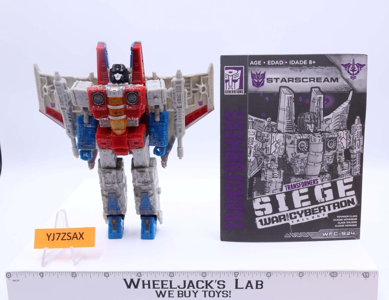 Starscream 100% Complete Transformers Siege War for Cybertron 2018 ...