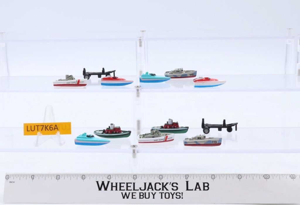 Lot of 12 Micro Machines Boats 1980's Vintage Galoob Speed Boat Trailer ...