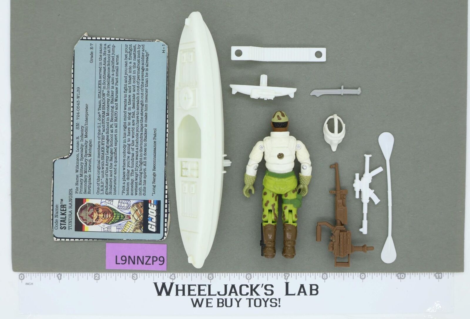 Stalker V2 100% Complete G.I. Joe 1989 Hasbro Vintage Action Figure ...