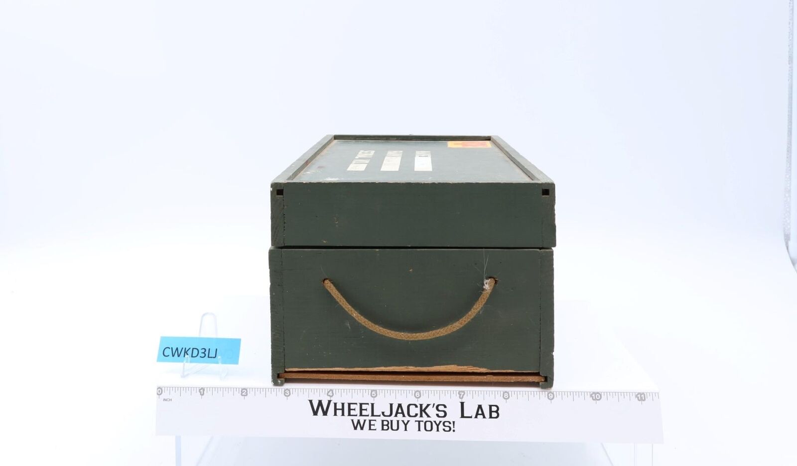 Wooden Footlocker Foot Locker W/Gear Tray 1964 GI Joe ARAH Hasbro ...