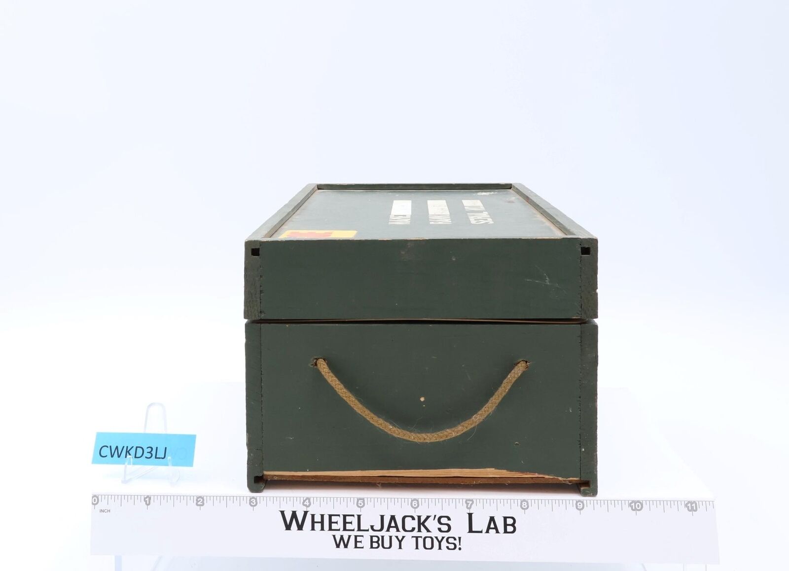 Wooden Footlocker Foot Locker W/Gear Tray 1964 GI Joe ARAH Hasbro ...