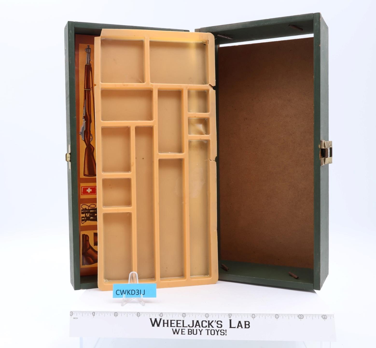 Wooden Footlocker Foot Locker W/Gear Tray 1964 GI Joe ARAH Hasbro ...