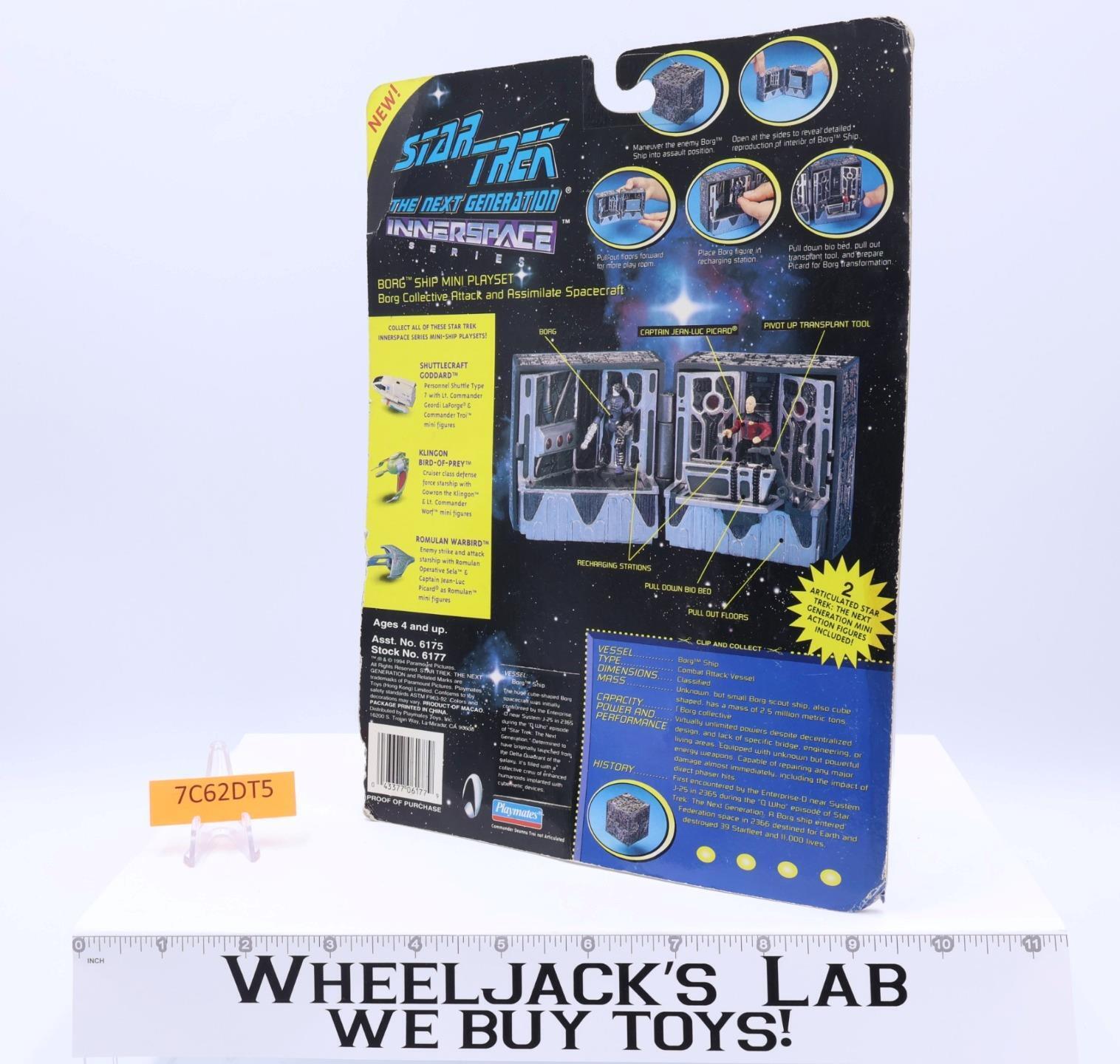 Borg Ship Mini Playset Star Trek Innerspace 1995 Playmates NEW MOSC ...