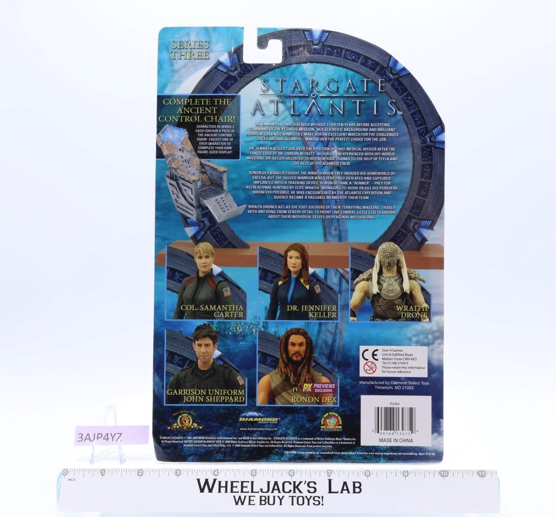 Dr. Jennifer Keller #2 Stargate Atlantis Series 3 MOSC Diamond Select Toys 2008 - Wheeljack's Lab