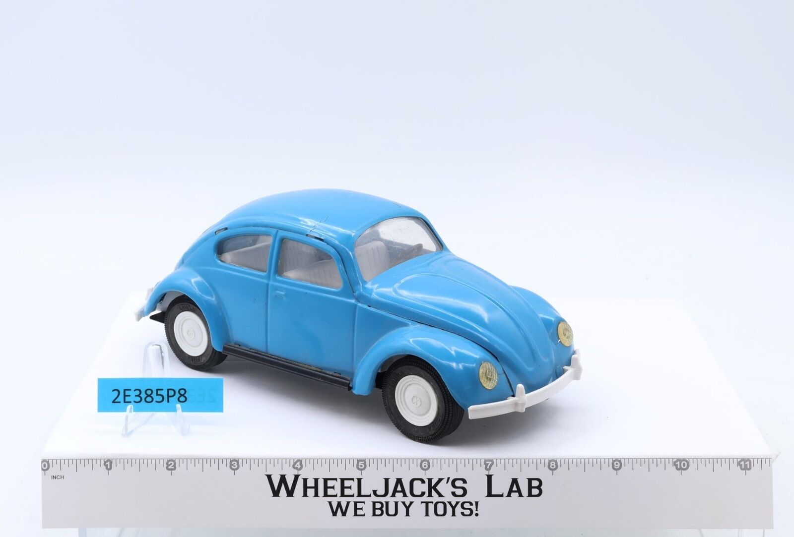 Volkswagen VW Beetle Diecast Metal Blue Car 8.5" 1960's Tonka Toys ...