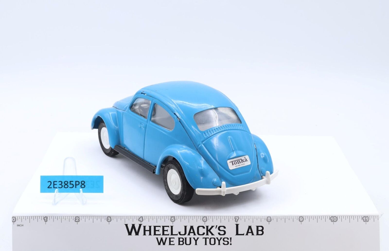 Volkswagen VW Beetle Diecast Metal Blue Car 8.5" 1960's Tonka Toys ...