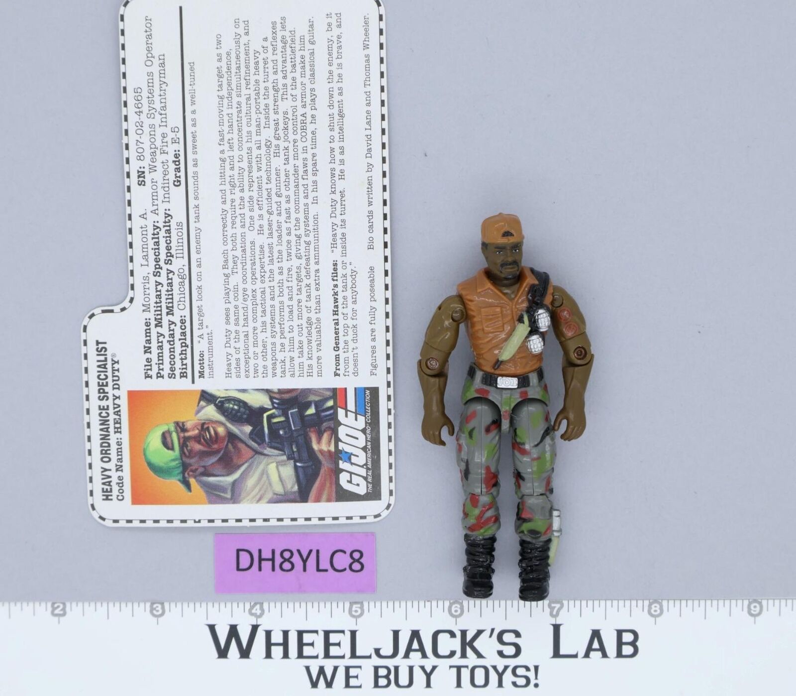 Heavy Duty V3 100% Complete G.I. Joe 1998 Hasbro Action Figure ...