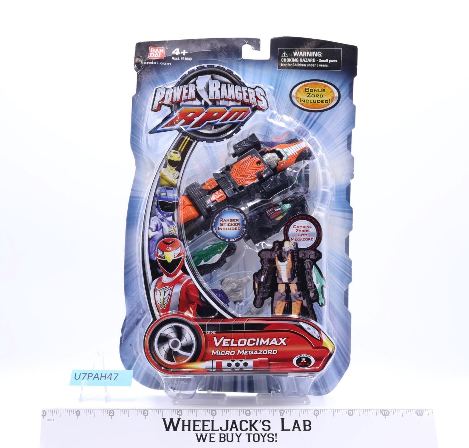 Velocimax Micro Megazord Power Rangers RPM 2009 Bandai NEW MISB SEALED ...