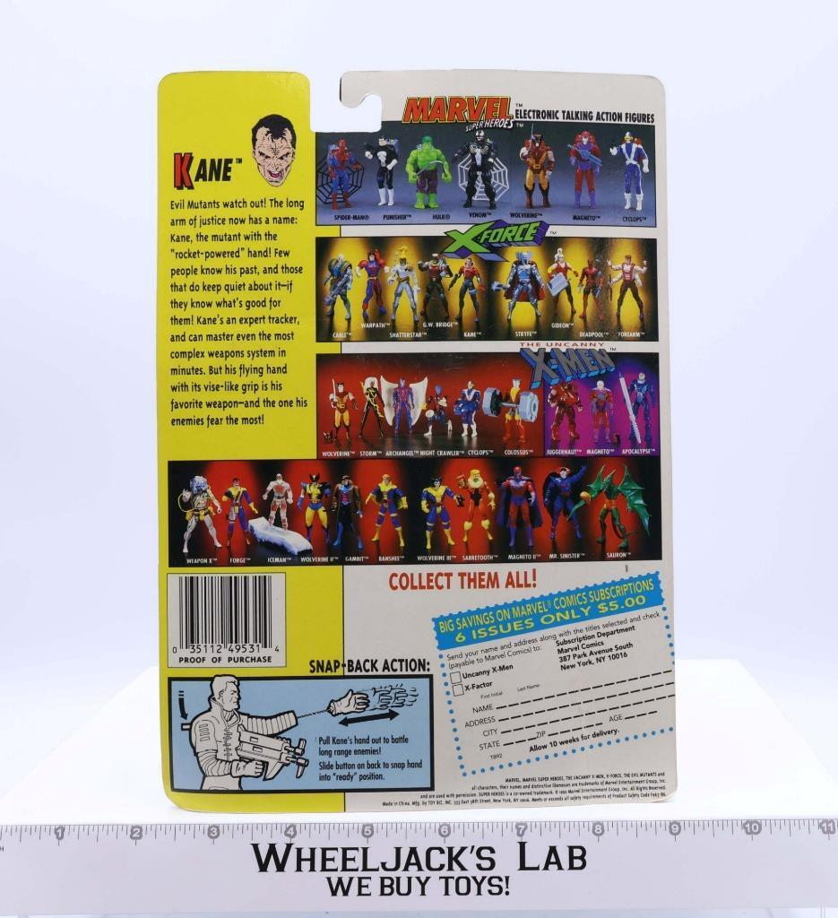 Kane Marvel Comics The Uncanny X-Men X-Force 1992 Toybiz NEW MOSC ...