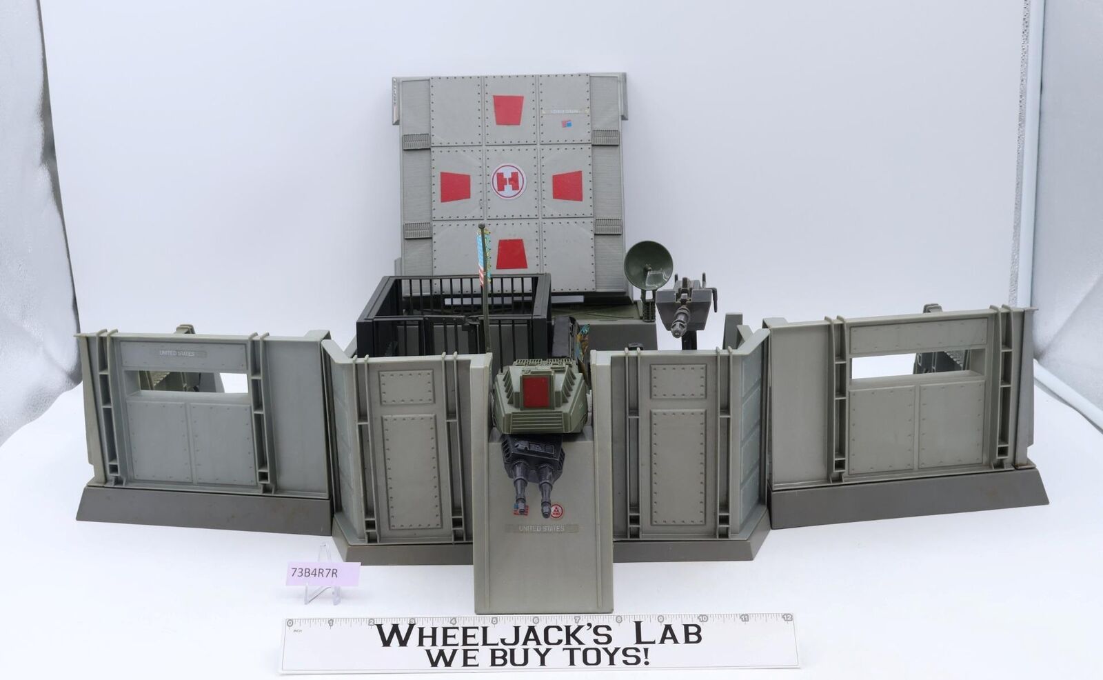 Headquarters Command Center G.I. Joe 1983 Hasbro Vintage Action Figure Playset - Wheeljack's Lab