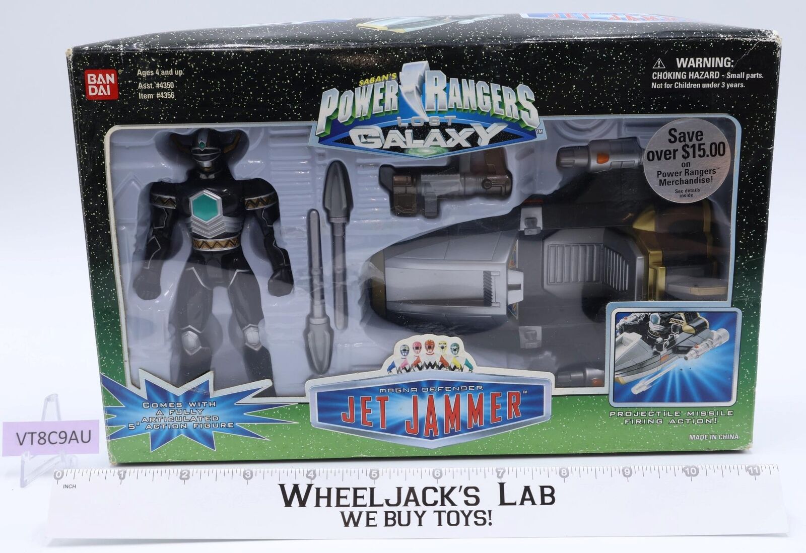Magna Defender Jet Jammer Complete Power Rangers Lost Galaxy 1999 ...