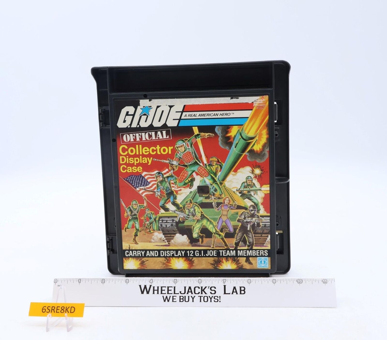 GI Joe Collector Display Case 1983 Vintage Hasbro Vintage - Wheeljack's Lab