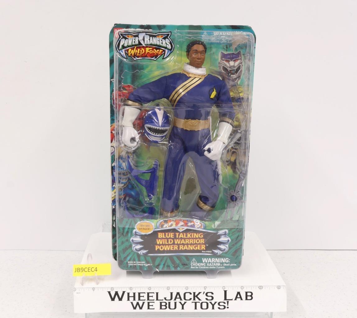 Blue Talking Wild Warrior 100% Complete Power Rangers Wild Force 2002 ...