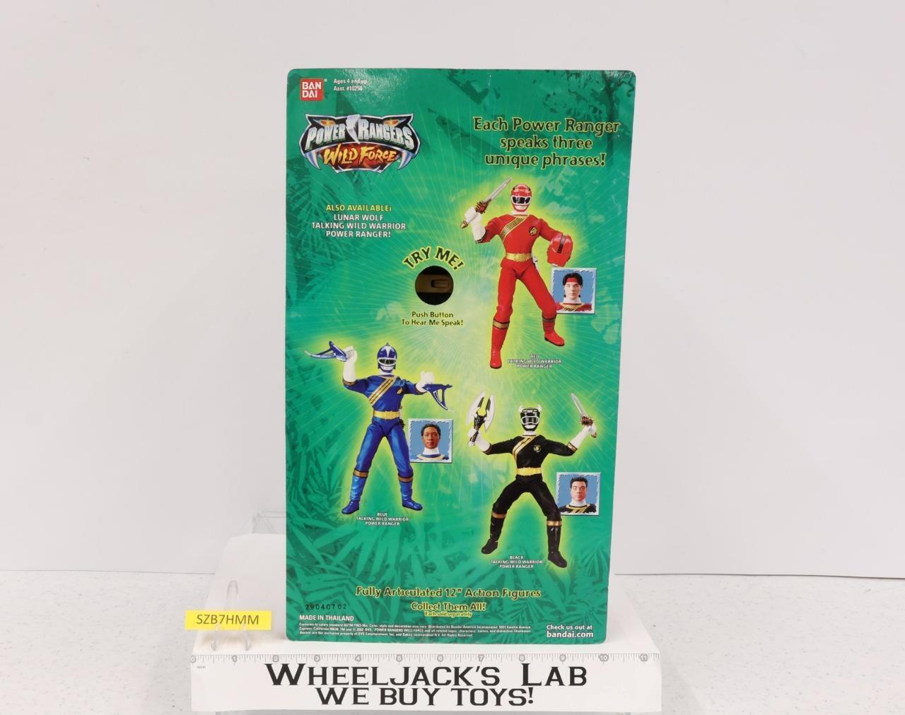 Black Talking Wild Warrior Complete Power Rangers Wild Force 2002 ...