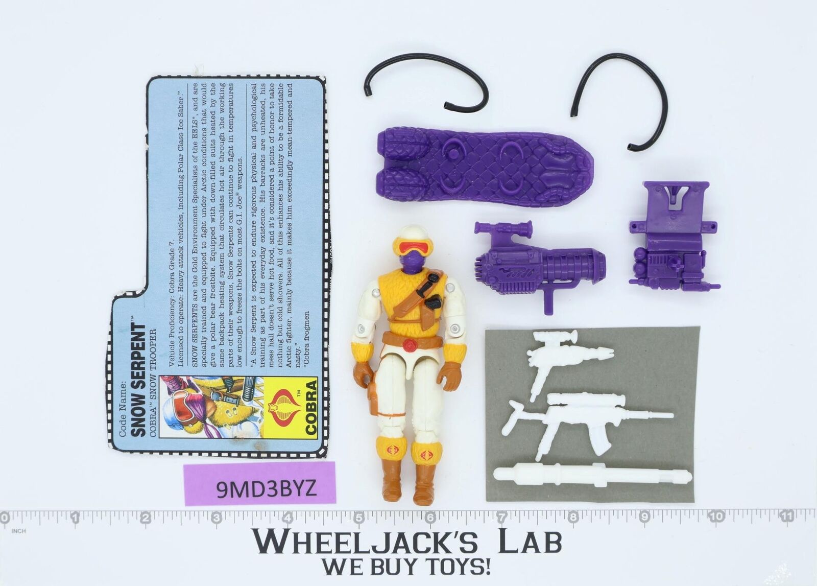 Snow Serpent V2 100% Complete G.I. Joe 1991 Hasbro Vintage Action ...