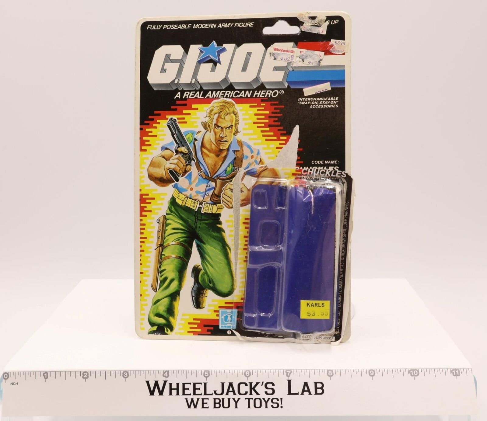 Chuckles V1 100% Complete W/ Cardback & Bubble GI Joe 1987 Hasbro ...