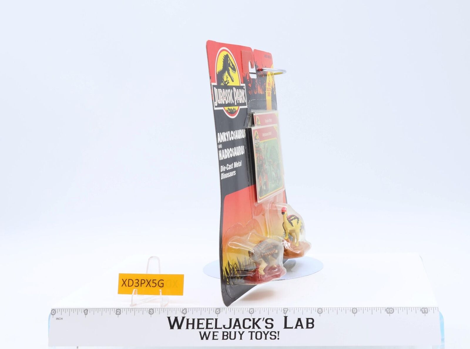 Ankylosaurus & Hadrosaurus Jurassic Park Die-Cast Dinosaurs Kenner NEW ...