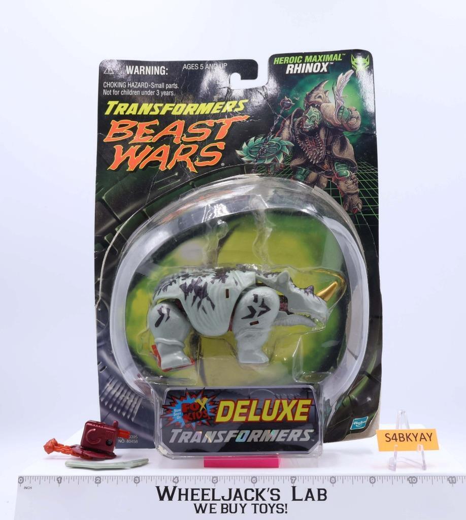 Rhinox 100% Complete Fox Kids Transformers Beast Wars 1999 Hasbro ...
