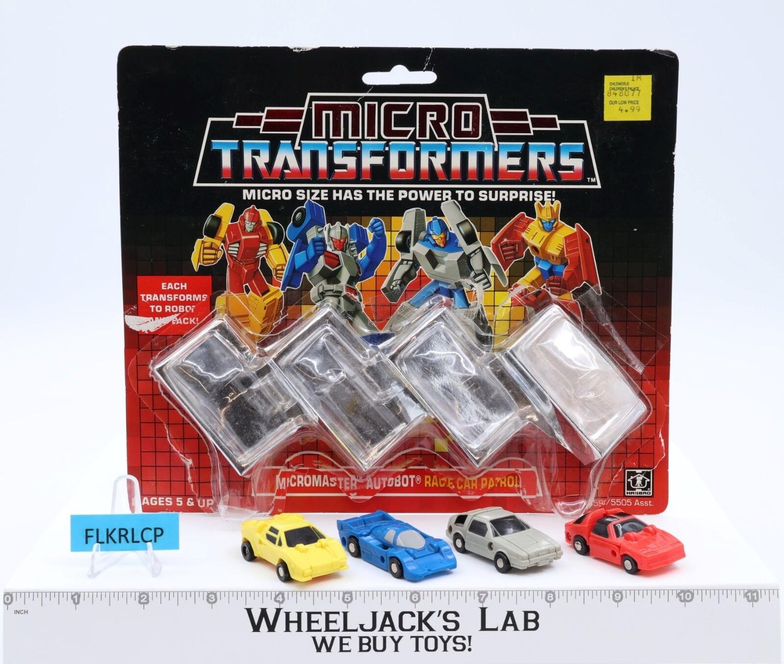 Race Car Patrol Micromaster 100% Complete W/Cardback + BUBBLE G1 ...