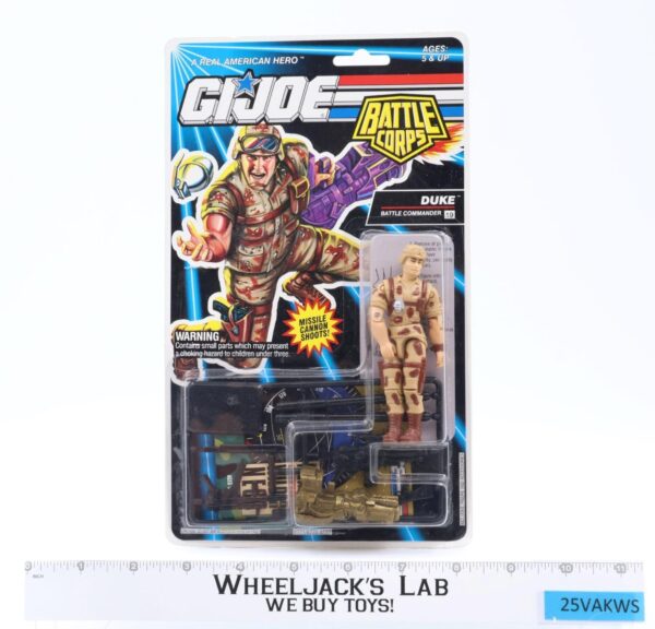 Duke Battle Commander GI Joe Battle Corps 1992 Hasbro Figure NEW MOSC ...
