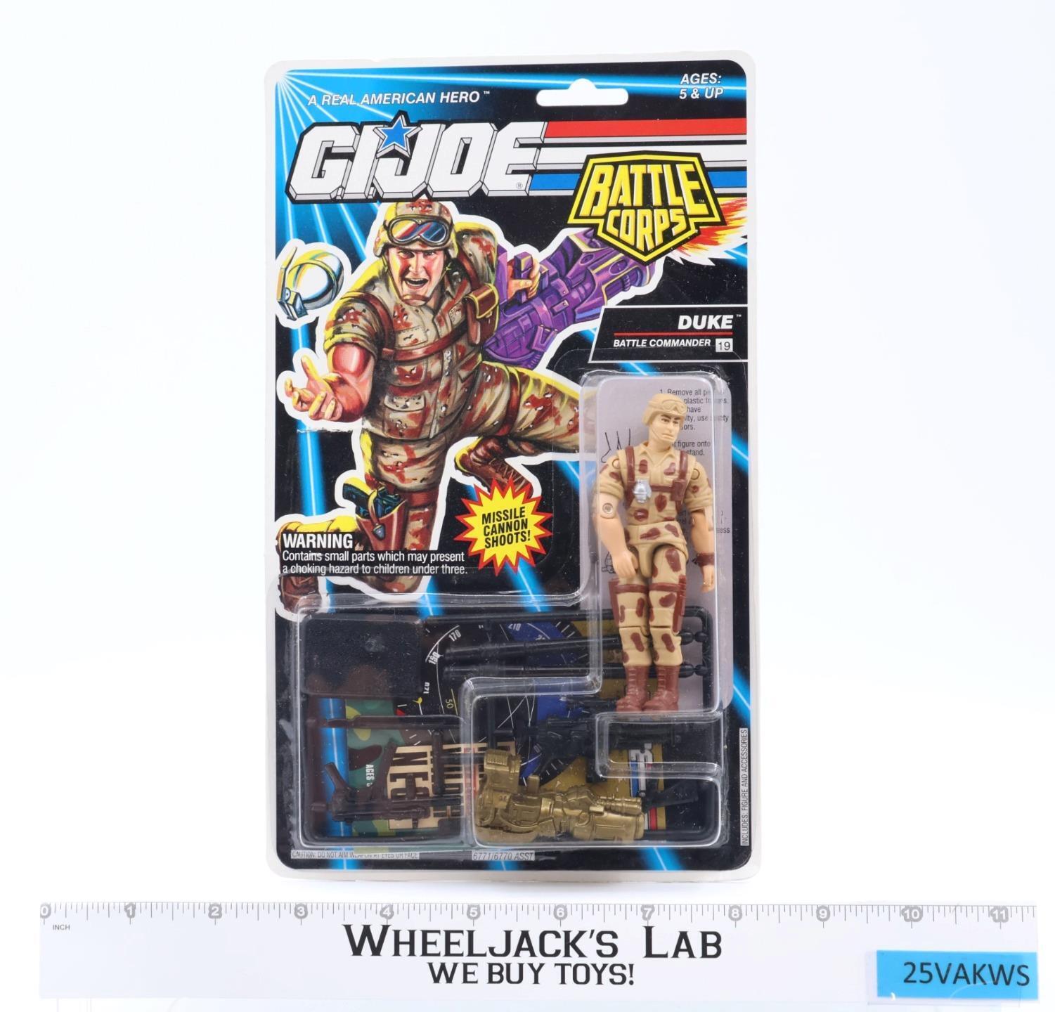 Duke Battle Commander GI Joe Battle Corps 1992 Hasbro Figure NEW MOSC ...