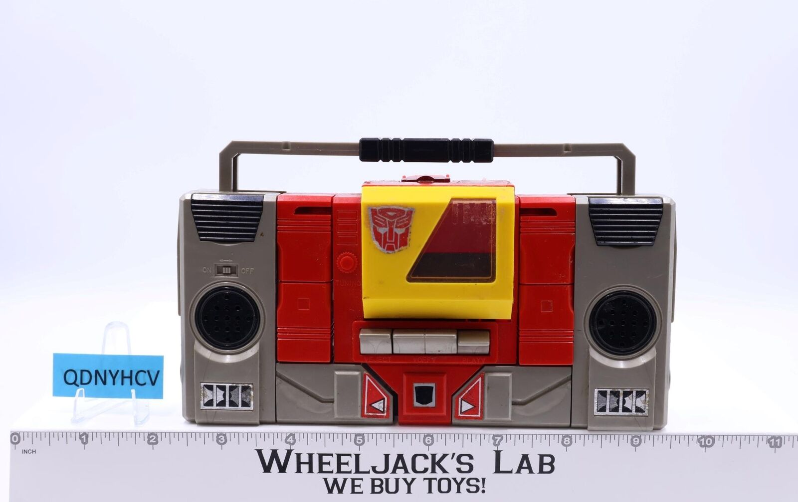 Blaster 1985 Vintage G1 Transformers Boombox Action Figure - Wheeljack ...