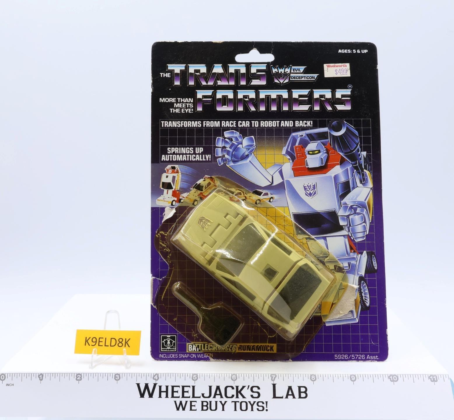 Runamuck 100% Complete W/CARDBACK & BUBBLE 1986 G1 Transformers Action ...