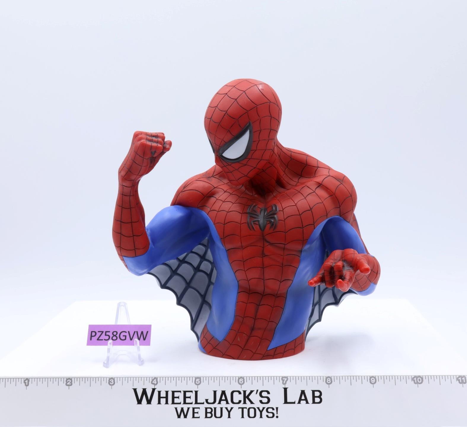 Spiderman Bust Coin Bank 2006 DC Comics 7" - Wheeljack's Lab